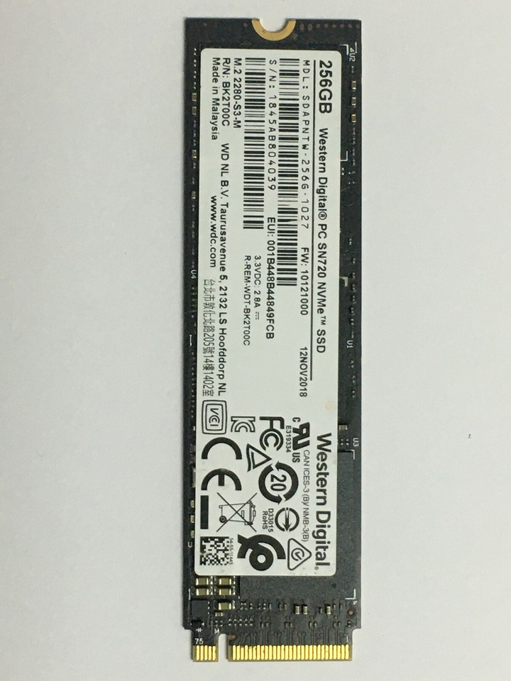 WD Scorpio Black SN720 NVMe m.2 2280 256GB 512GB 1TB SSD | 3050MB/s ...