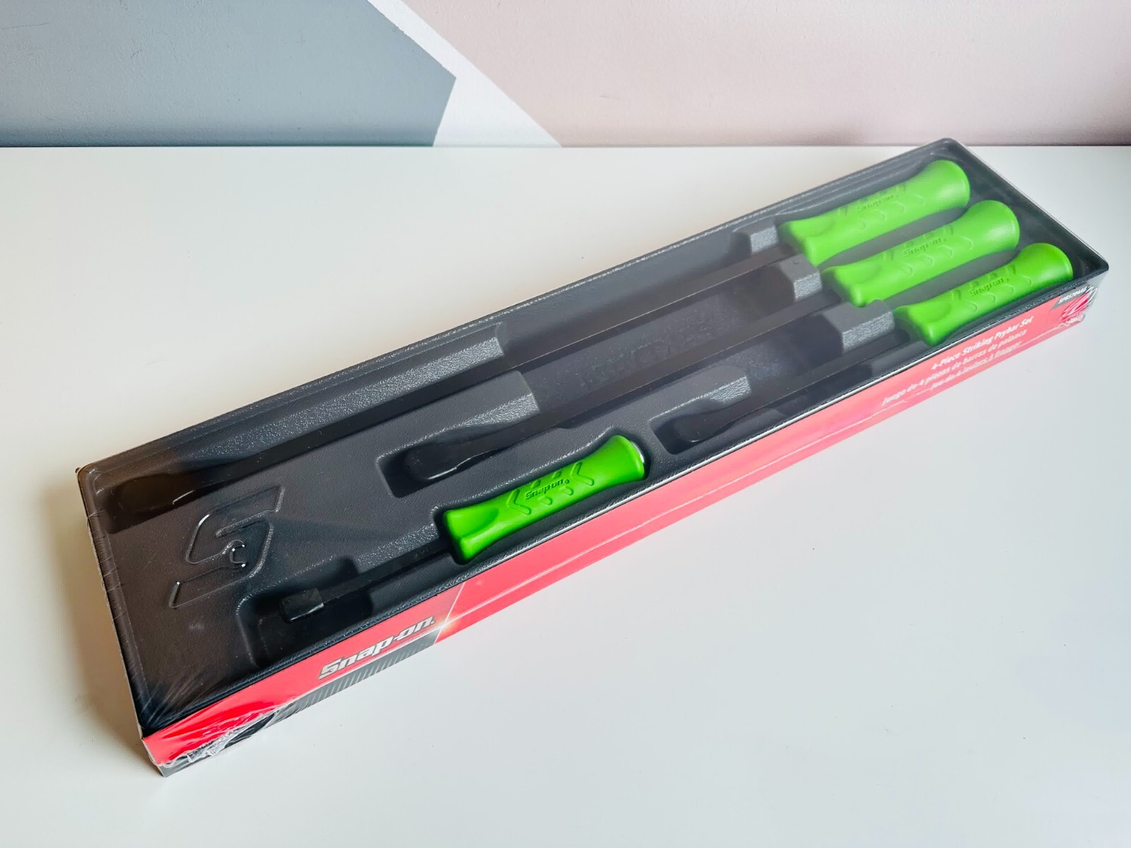 Snap-on SPBS704AG 4-Piece Striking Pry Bar Set - Green for sale online ...