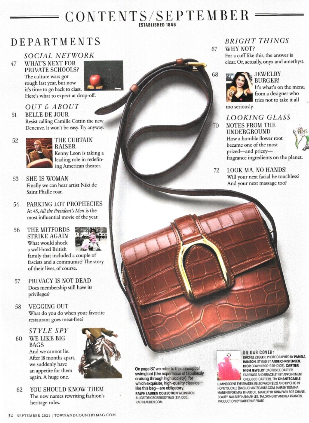 Town And Country Magazine Rachel Zegler Duchess Fergie Bichon Boot Camp ...