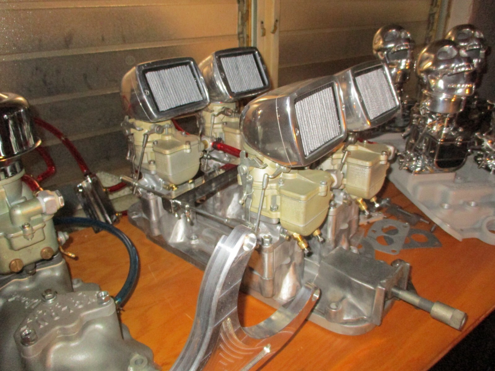 1932-1948 Ford Flathead V8 4x2 Intake Manifold | Stromberg 81 Carbs ...