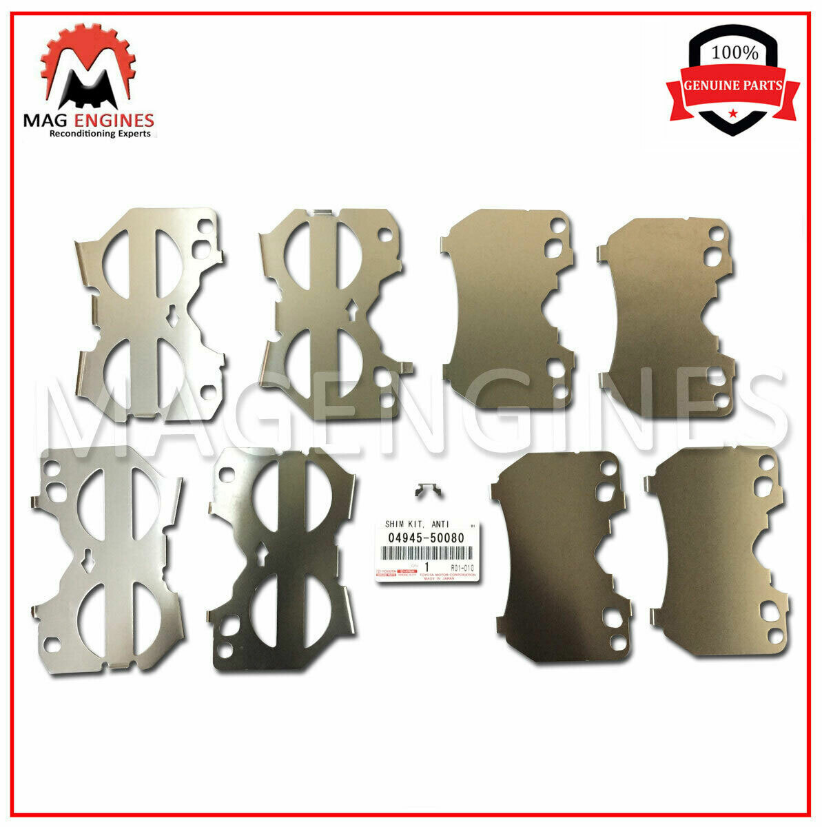 04945-50080 GENUINE OEM FRONT BRAKE PAD SHIM KIT 0494550080 | eBay