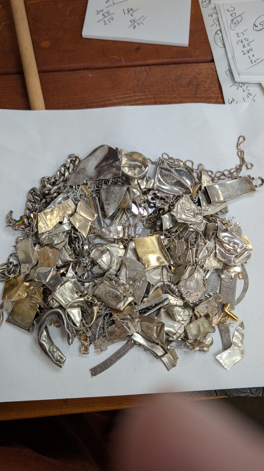 Sterling Silver, Jewelry Scrap Lot 25 grams . Ready for melt/Casing#8 ...