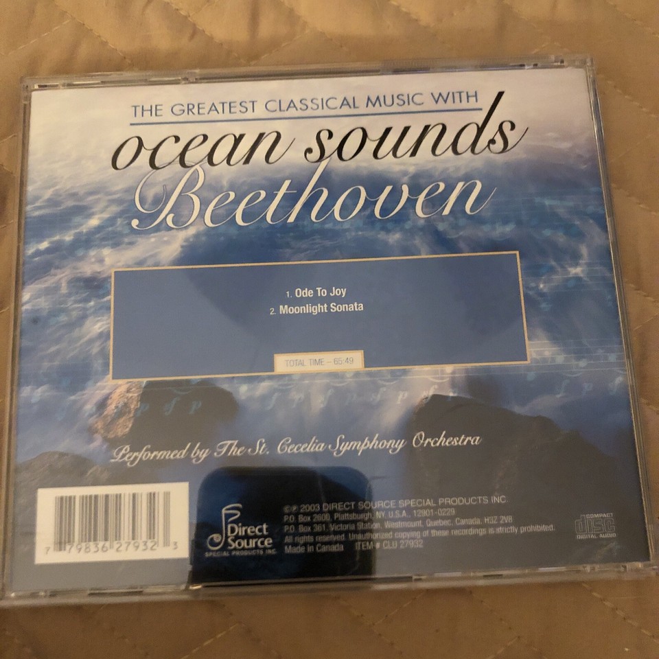 The Greatest Classical Music With Ocean Sounds Beethoven - Music CD ...