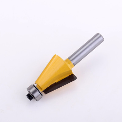 1pcs 8mm Shank 15 Degree Chamfer & Bevel Edging Router Bit Woodworking ...