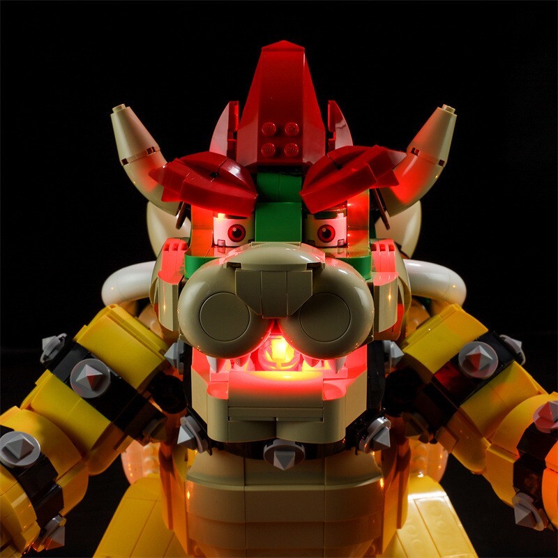 LED lighting Kit for LEGO Super Mario The Mighty Bowser 71411 Lights ...