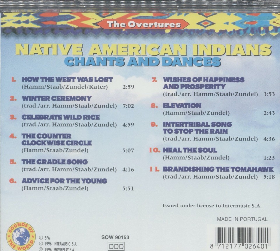 Native American Indian Chants & Dances Brand New Sealed CD | eBay