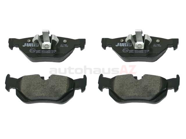 JURID Brake Pad Set Rear 34216790761 BMW 328i xDrive X1 128i ...