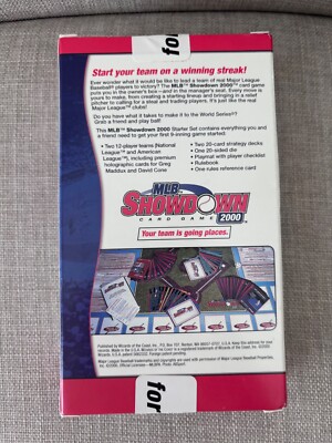 MLB Showdown 2000 Card Game Two player Starter Set Factory Sealed NIP ...