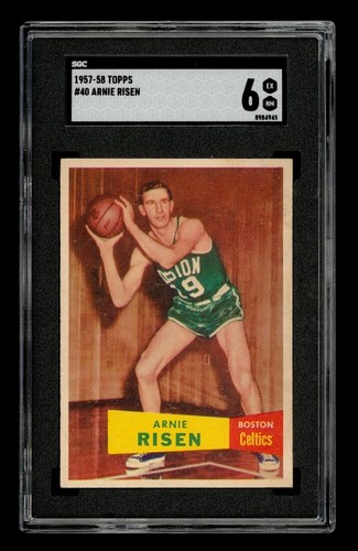 1957-58 Topps Set-Break # 40 Arnie Risen SGC 6 EX NM | eBay