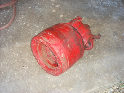 Vintage OEM Ford 9n tractor flat belt PTO pulley drive assembly 8N ...