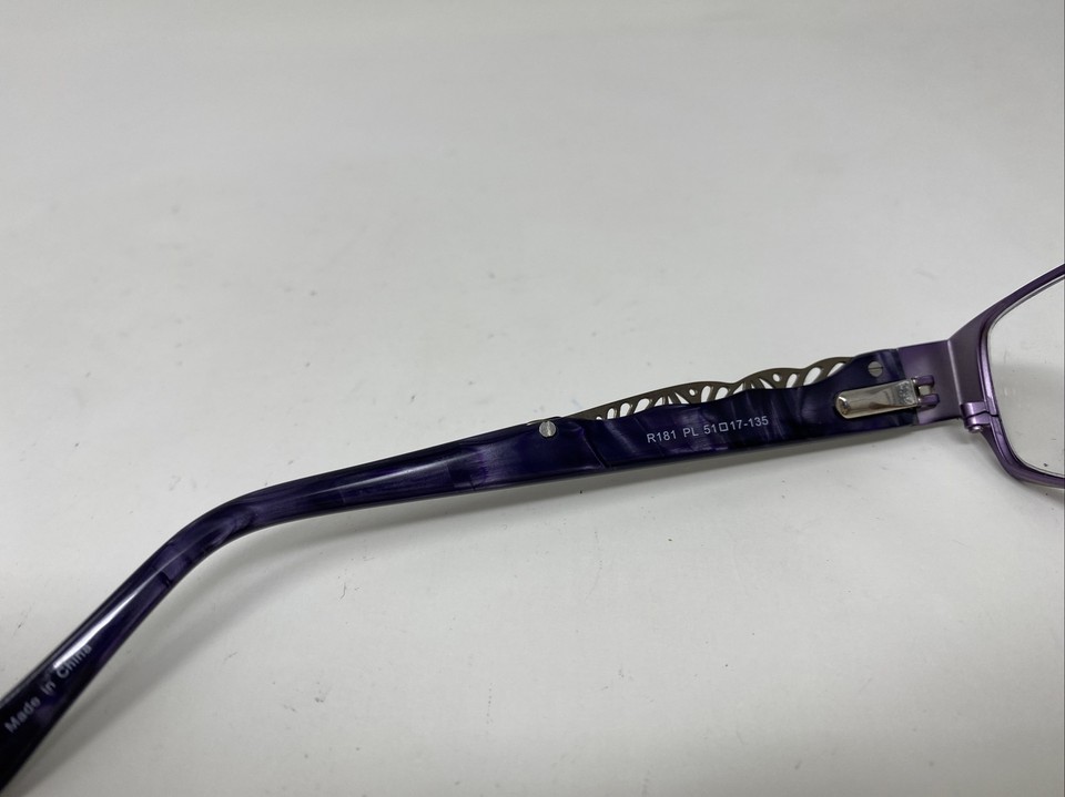 RAMPAGE EYEWEAR R181 PURPLE 51/17/135 FLEX HINGE WOMENS EYEGLASSES FRAME JP49 | eBay