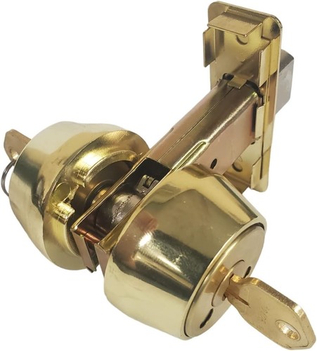 Snap-in Deadbolt Lock with Concealed Screws -Double Cylinder Key Both ...