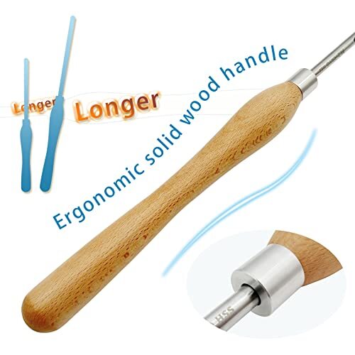 5/8 Inch Bowl Gouge For Wood Lathem2 Cryo Hss Wood Turning Tools With ...