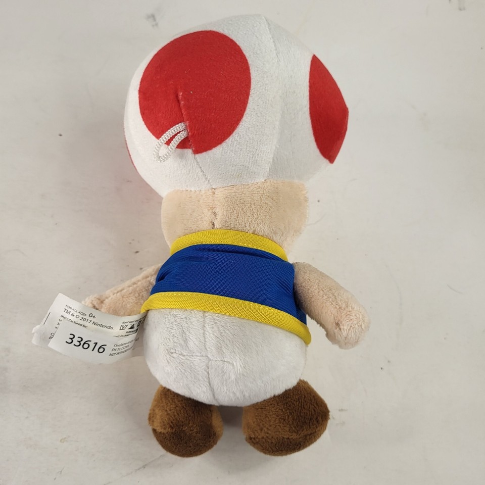 Nintendo Super Mario Bros 8" Plush Toad Stuffed Doll Toy Gift 2017 | eBay
