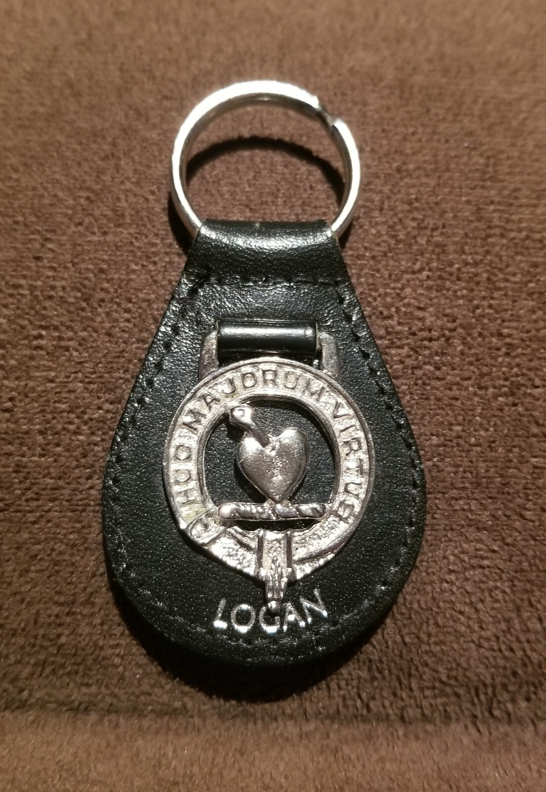 Scottish Clan Hoc Majorum Virtus Logan Key Ring | eBay