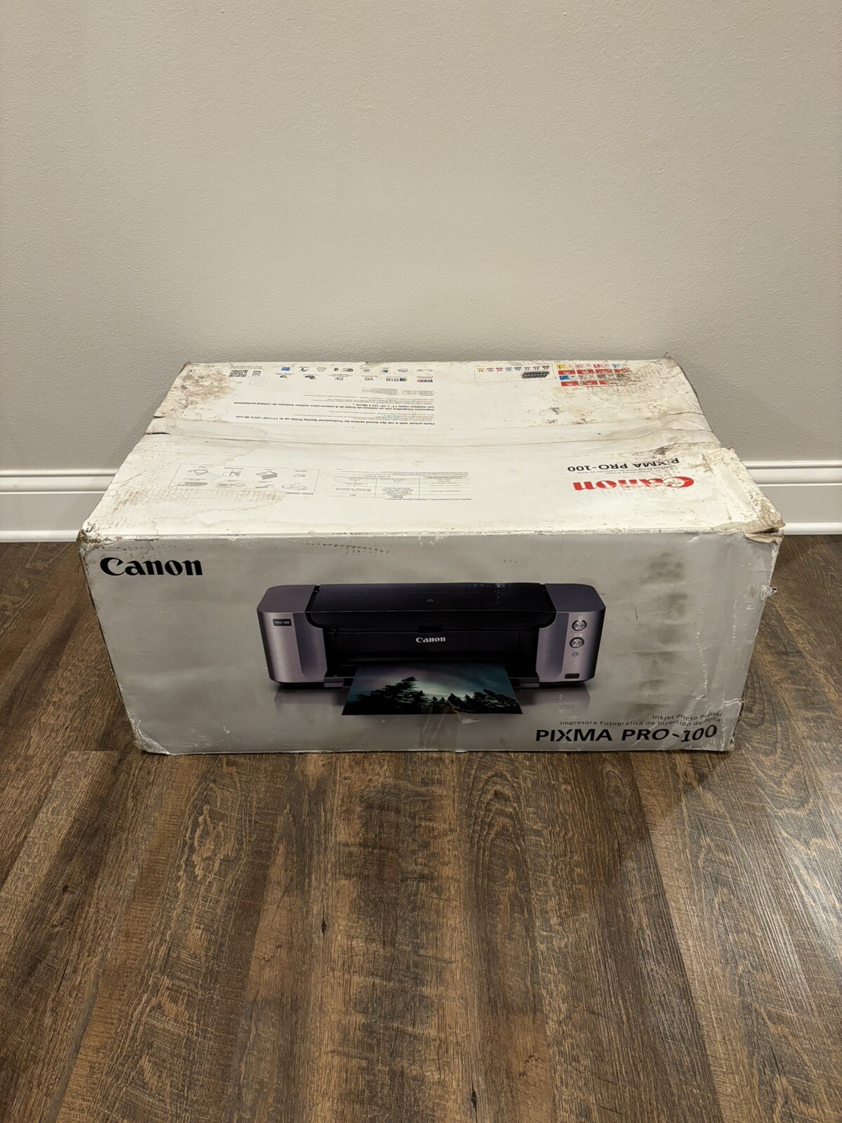 Canon PIXMA PRO-100 Inkjet Color Digital Photo Printer - 6228B002 for ...