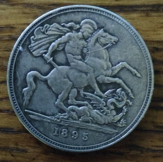 1895 Victoria Dei Gra Britt Regina Fid Def Ind Imp Coin | eBay