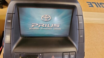 04 - 09 TOYOTA PRIUS CD PLAYER AUDIO CLIMATE SCREEN DISPLAY UNIT P/N ...