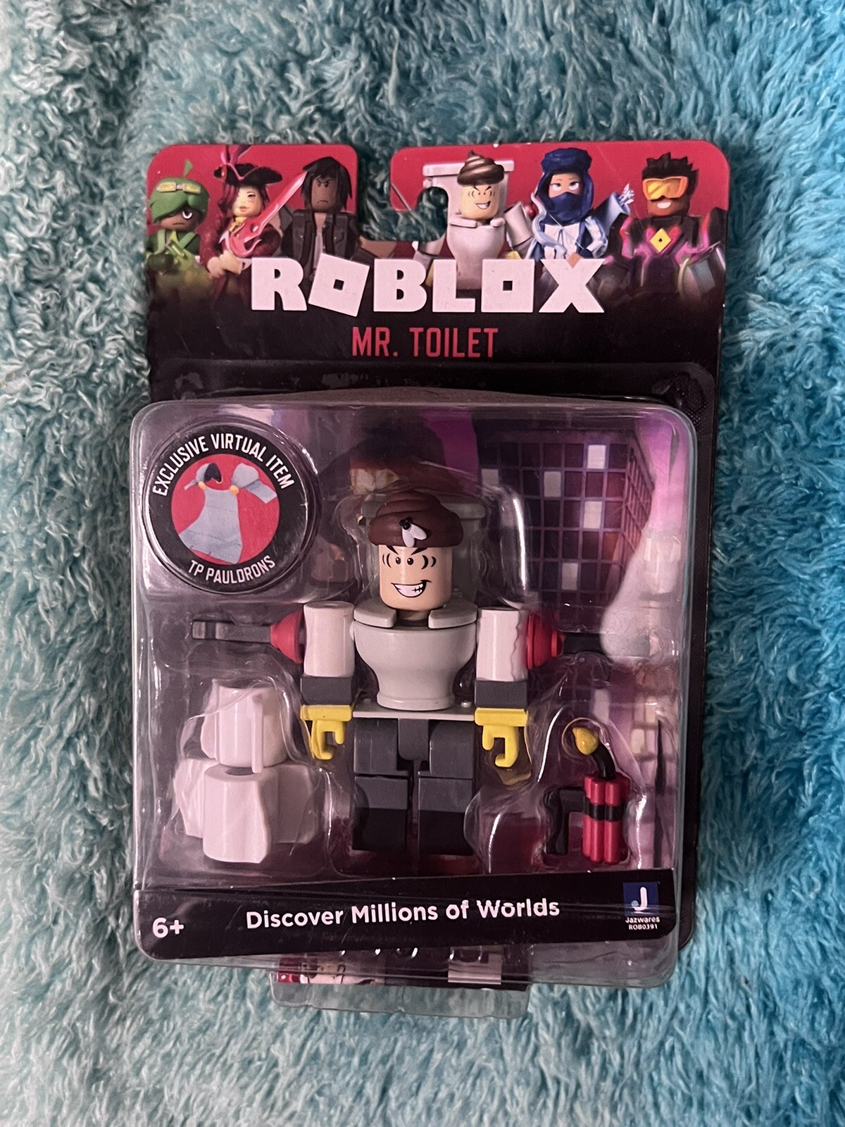 Roblox Mr. Toilet 3 Inch Action Figure Exclusive Virtual Item TP ...