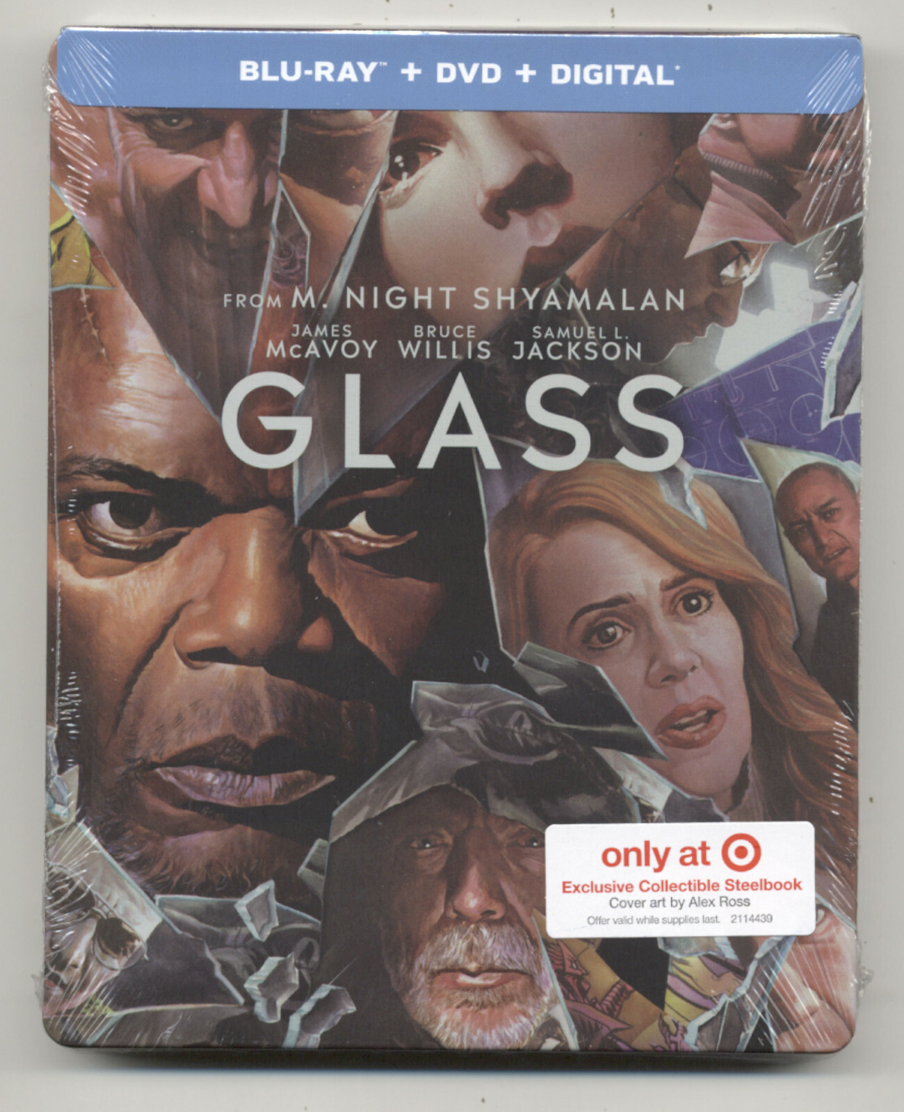 Glass M Night Shyamalan Target Exclusive Blu-ray + DVD + Digital | eBay