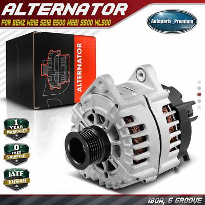 Alternator for Mercedes-Benz E550 CL550 GL450 GL550 S550 4.7L 5.5L 180A ...