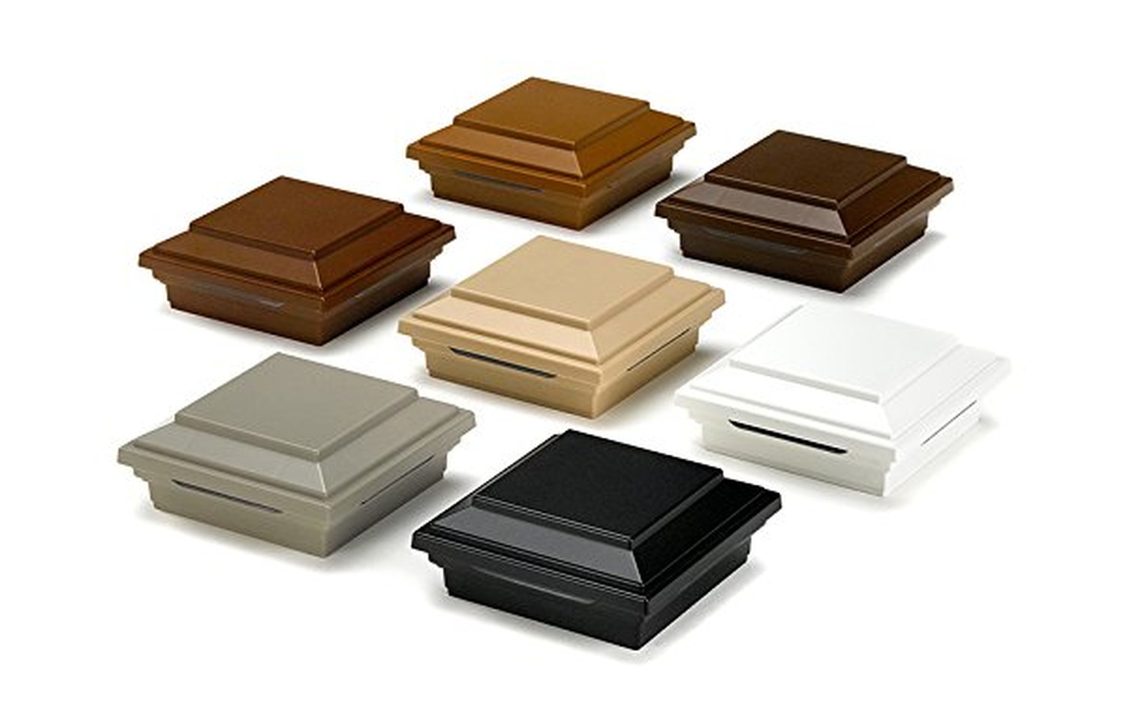 Trex 4" x 4" LED Post Cap Light - Charcoal Black for sale online | eBay