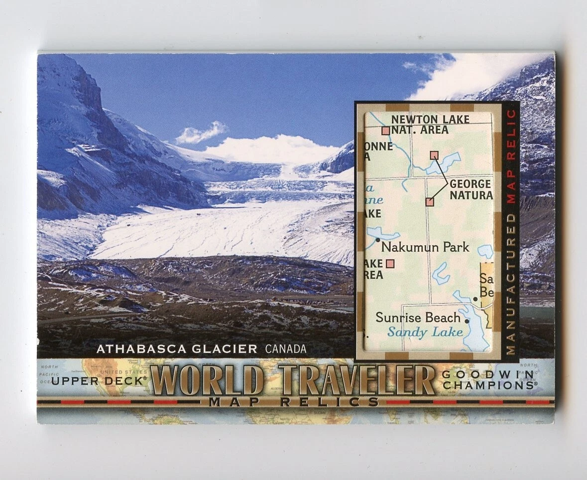 Athabasca Glacier Map