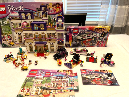 LEGO Friends 41101 Heartlake Grand Hotel 100% complete w/FREE Limo set ...