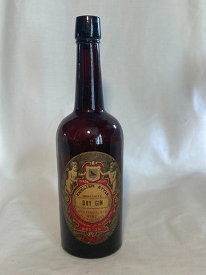 c1890s Dry Gin John Fennell & Co. wine merchants Boston, Mass., Quart ...