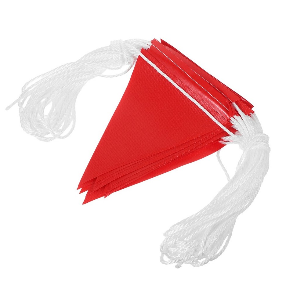 Warning Isolation Flag Handheld Flags for Parking Outdoor Triangle ...