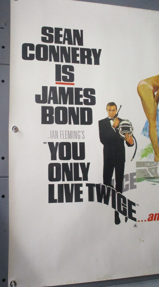 1967 YOU ONLY LIVE TWICE James Bond BRITISH QUAD POSTER C Rolled 31"x41 ...