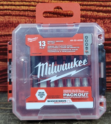 Milwaukee 13pc Impact Driver Bit Set (48-32-4035) (NEW) | eBay