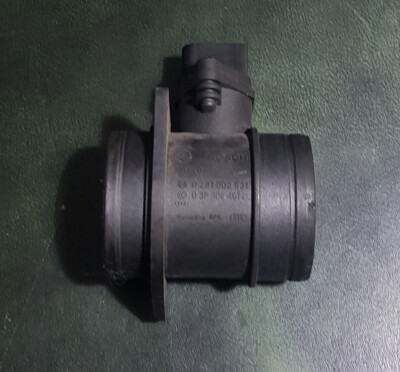 AUDI A3 VW GOLF MK5 JETTA CADDY BOSCH AIR FLOW MASS METER SENSOR MAF 1 ...