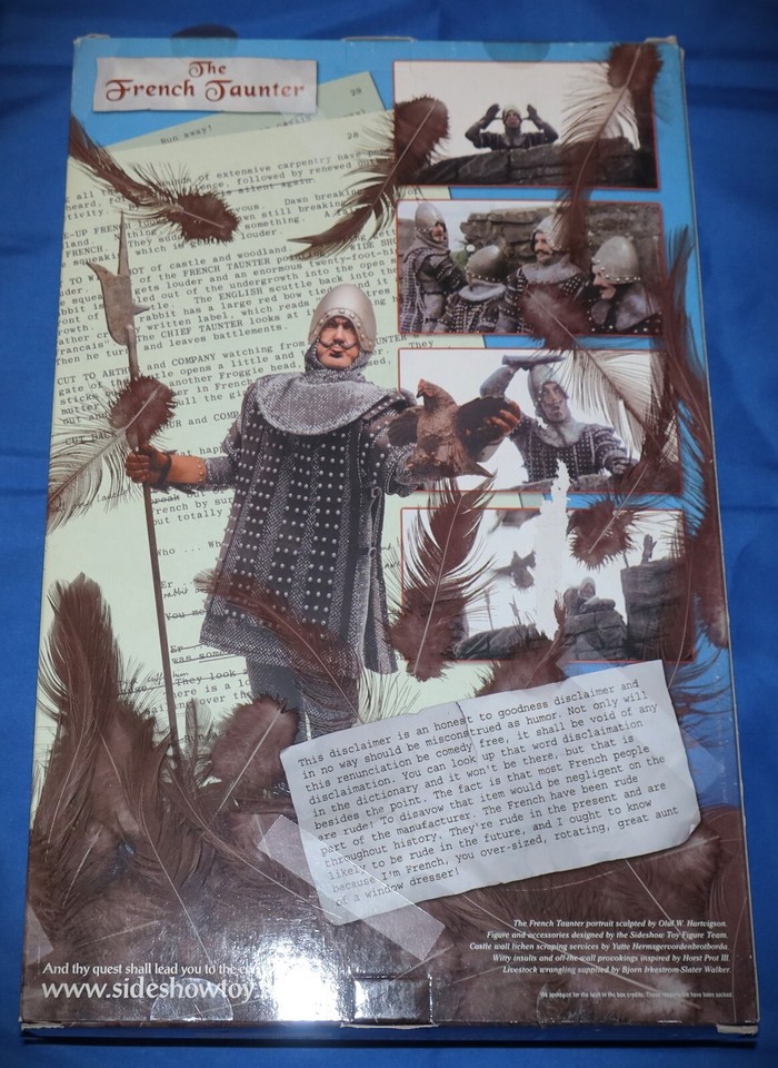 Monty Python and the Holy Grail 12" The French Taunter Action Figure | eBay