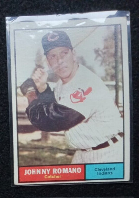 1961 Topps Baseball Card #5 JOHNNY ROMANO Indians Very Good | eBay