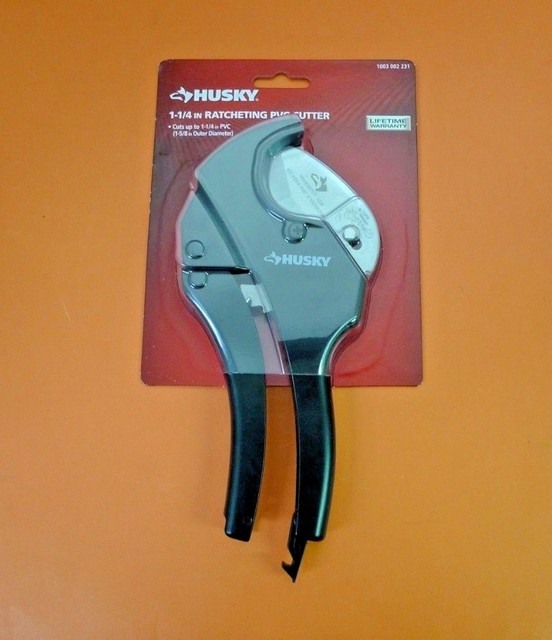 Husky 1 1/4 Inch Ratcheting PVC Cutter 1003002231 for sale online | eBay