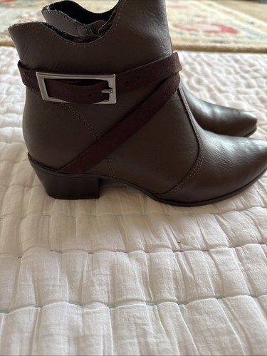 womens brown ankle boots size 4/ 37 used | eBay UK