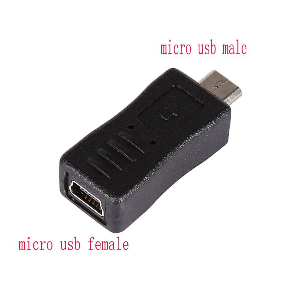 Universal Micro USB to Mini USB Female Male B Type Adapter Connector ...