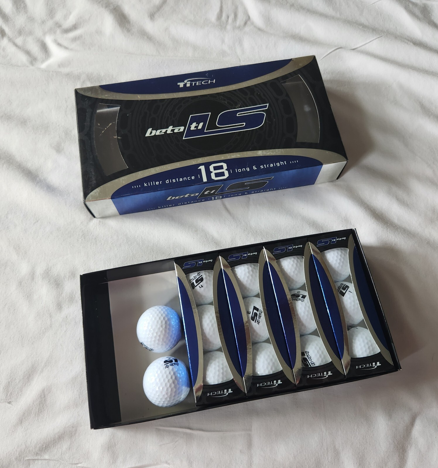Titech Beta TI LS Golf Balls Lot of 4 3 Packs + 2 (14 Balls) Brand New ...
