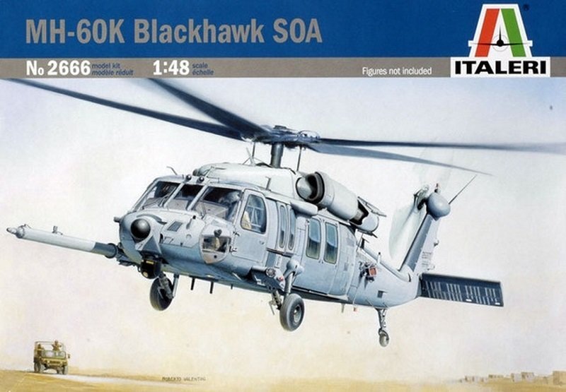 Italeri 2666 1/48 Scale Model Helicopter Kit Sikorsky MH-60K Black Hawk ...
