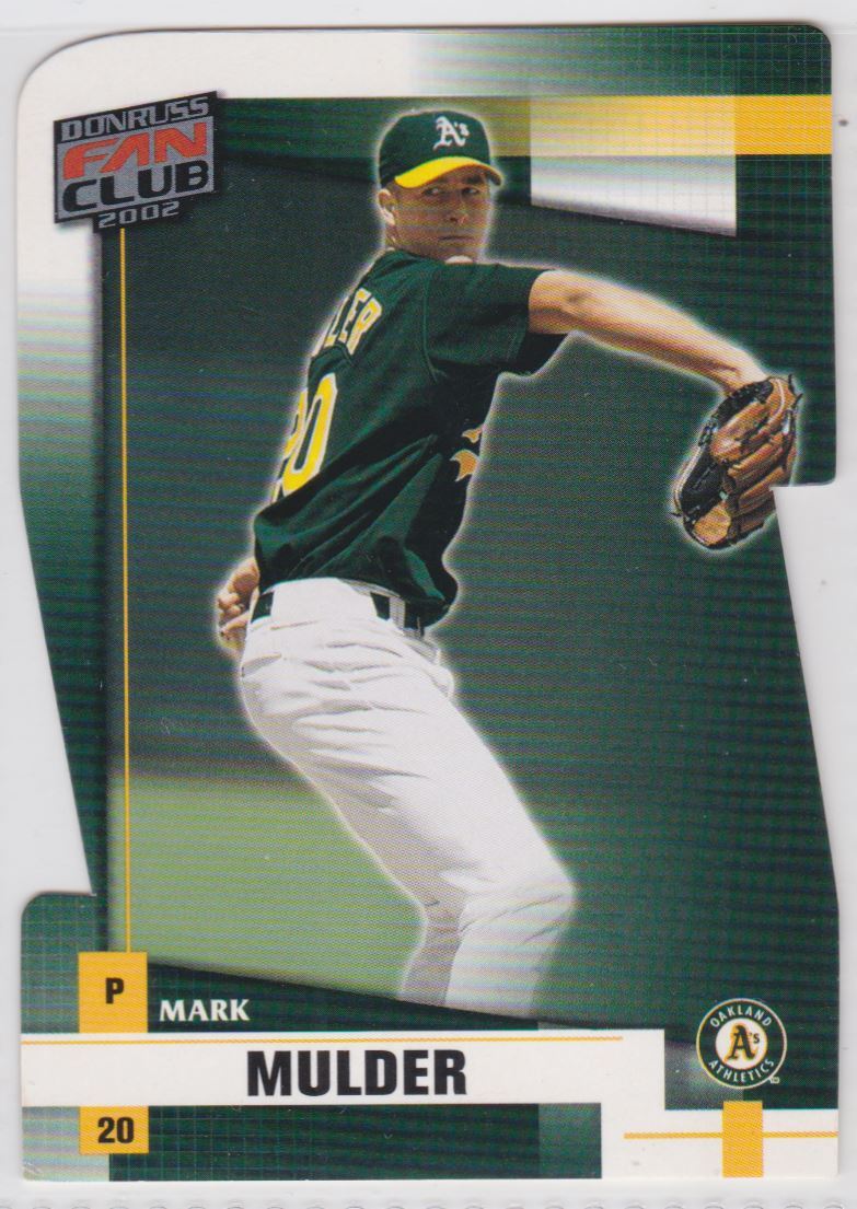 2002 Donruss Fan Club - Die-Cut #69 Mark Mulder for sale online | eBay