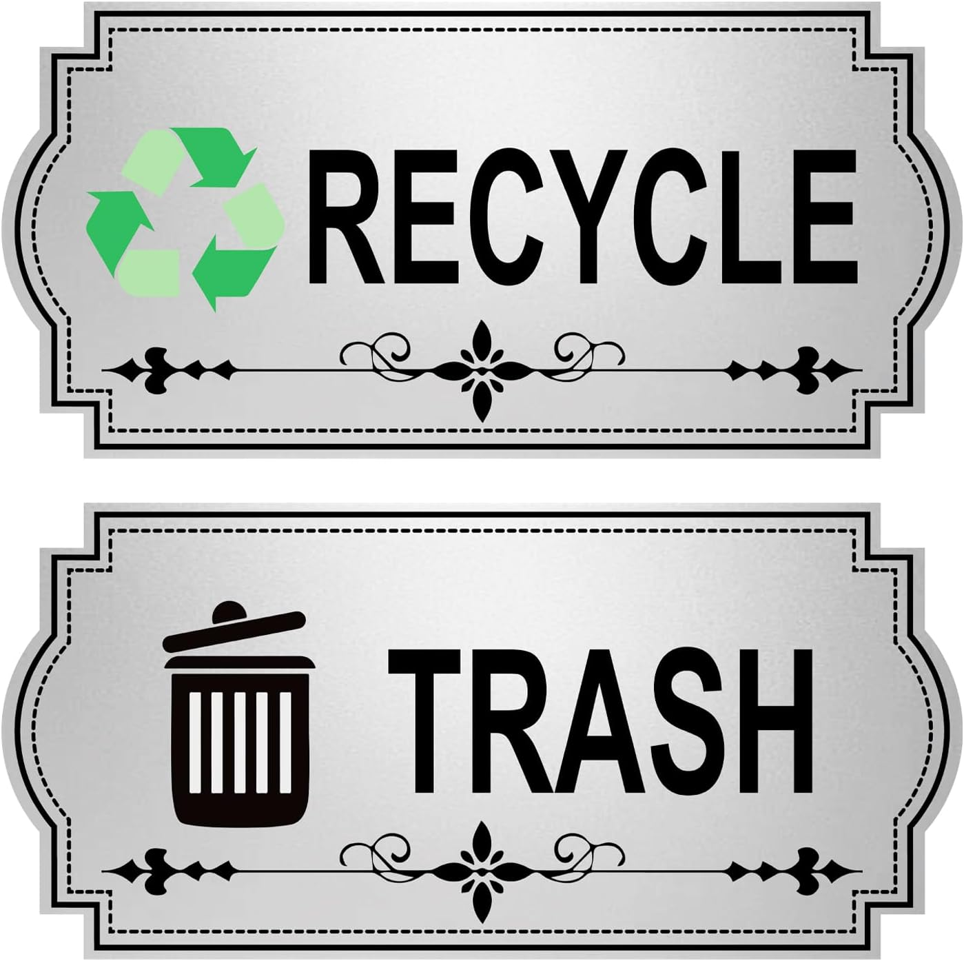 Recycle & Trash Bin Stickers - Enhance Your Recycling Bin with Stickers ...