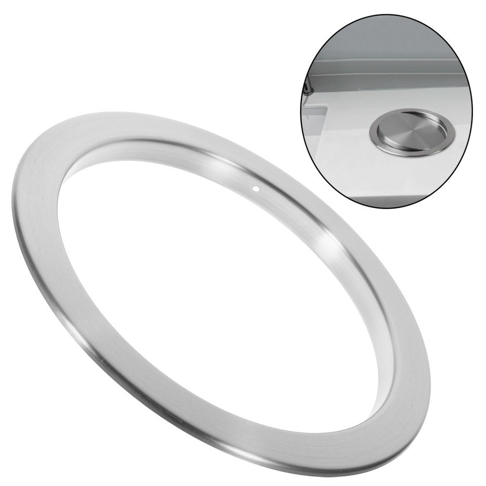 Stainless Steel Trash Chute Grommet Countertop Built-in Trash Chute ...