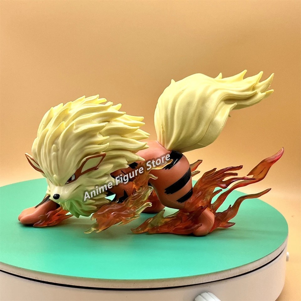9cm Pokémon Arcanine GK Anime Action Figure PVC Model Statue Collection ...
