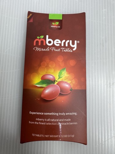 mberry Miracle Fruit Tablets, Single Pack (10 Tablets), Turn Sour into ...