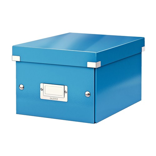 Leitz A5 Storage Box, Click and Store Range 60430036 - Small, Blue Blue ...