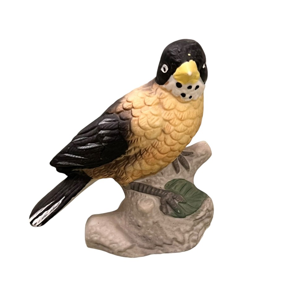 Vintage Small Porcelain Robin Bird Figurine 2.75" Tall Collectible ...