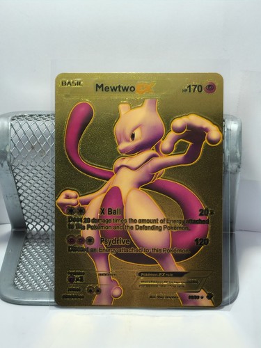 Mewtwo EX Gold Foil Card 98/99 fan art | eBay