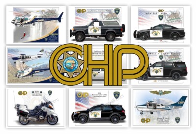 Posters Profiles - CHP California Highway Patrol - Aircrafts - 11 x 17 ...