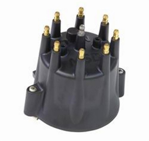 MSD MSD Distributor Cap - V8 - HEI Terminals - Black - Spark Plug Wire ...